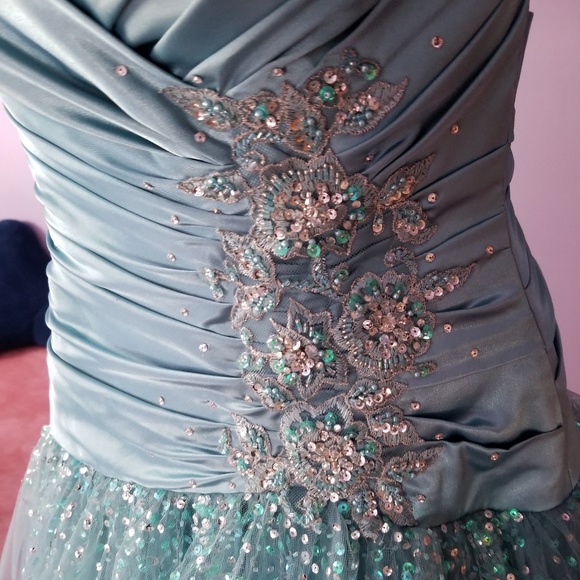 Precious Formals | Dresses | Princess Precious Formals Prom Gown Teal ...